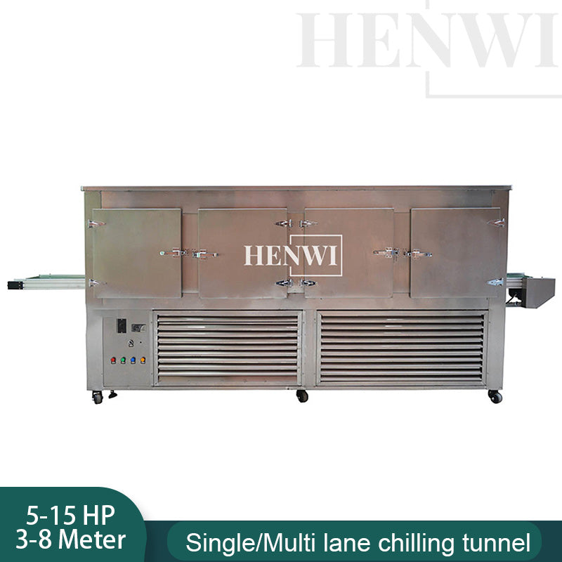Henwi HWKH-Single Lane Chilling Tunnel Industrial Quick Freezer Tunnel ...
