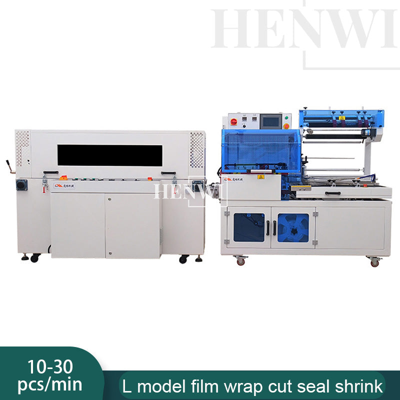 Henwi HWMB-L Model POF Film Wrapping Cutting Sealing Machine With Shri ...